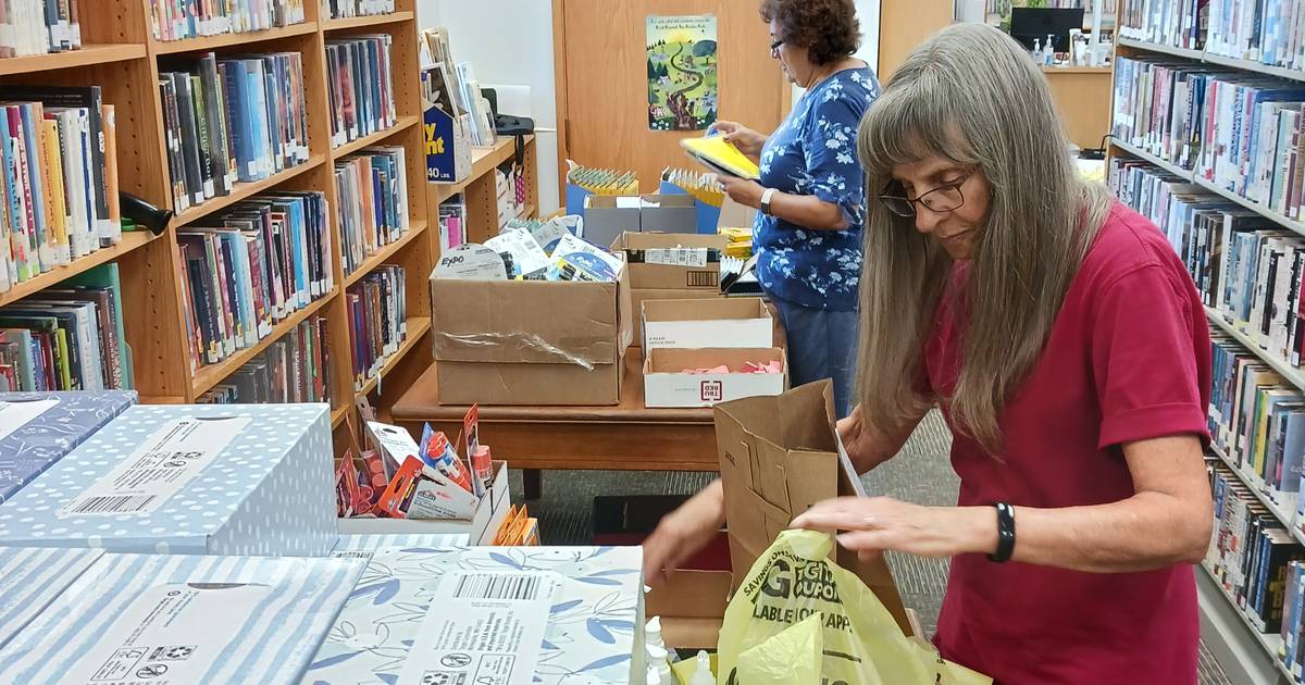 Selby Township Library gifts school supplies to over 100 local students ...