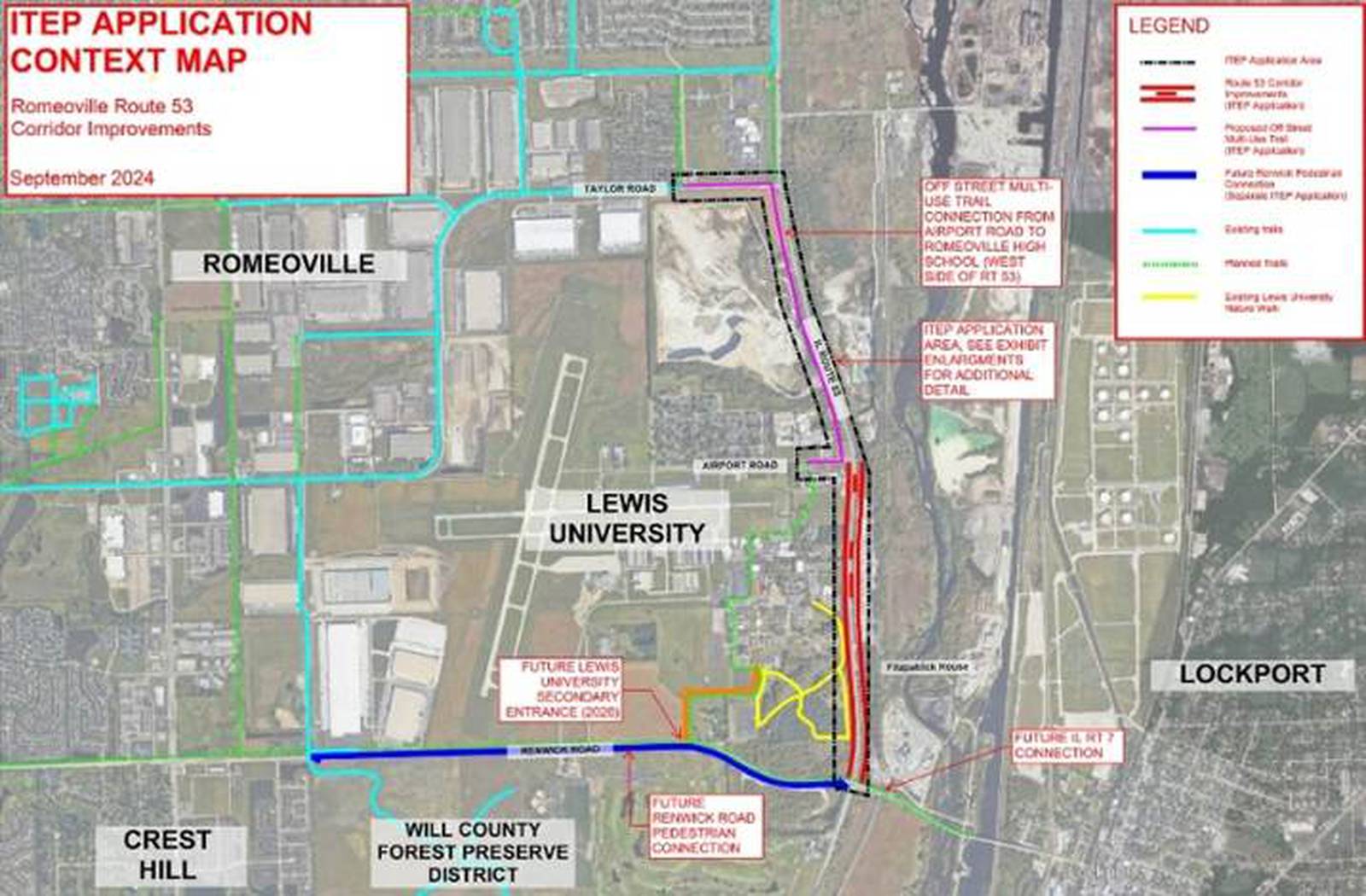 Romeoville awarded almost $6 million for paths, Route 53 beautification ...