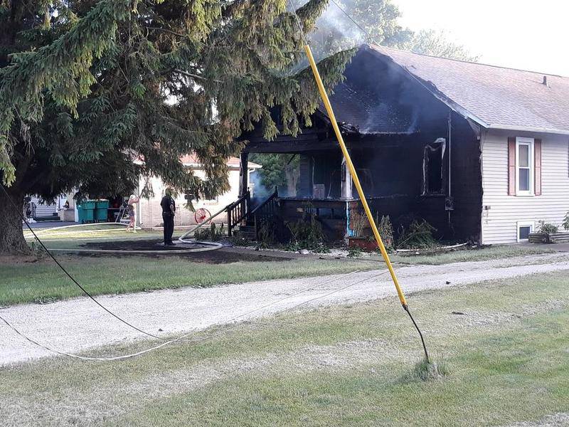 VIDEO: Porch fire damages front of Streator home – Shaw Local