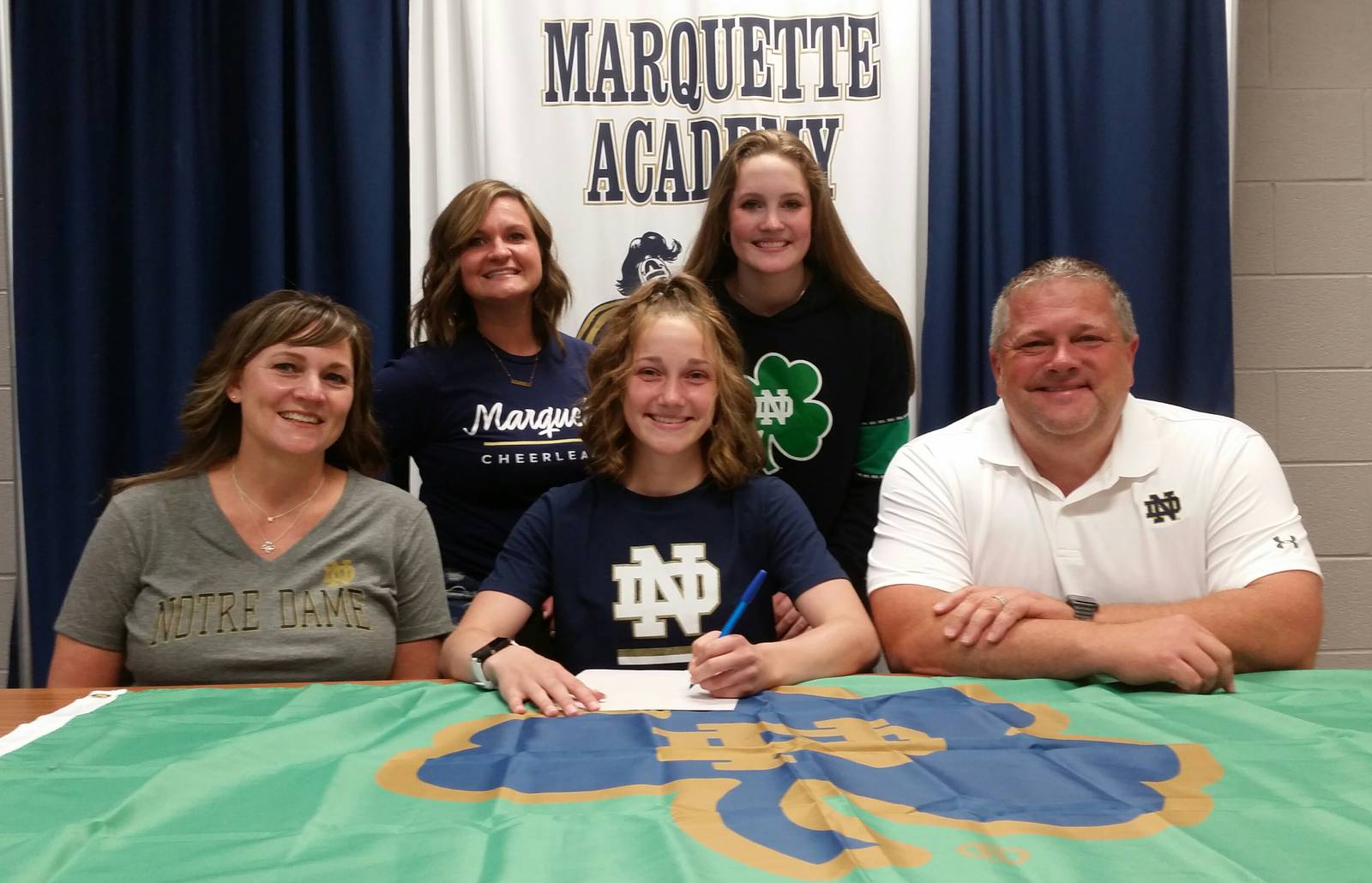 Marquette’s Snook signed to ‘cheer, cheer for ol’ Notre Dame’ – Shaw Local