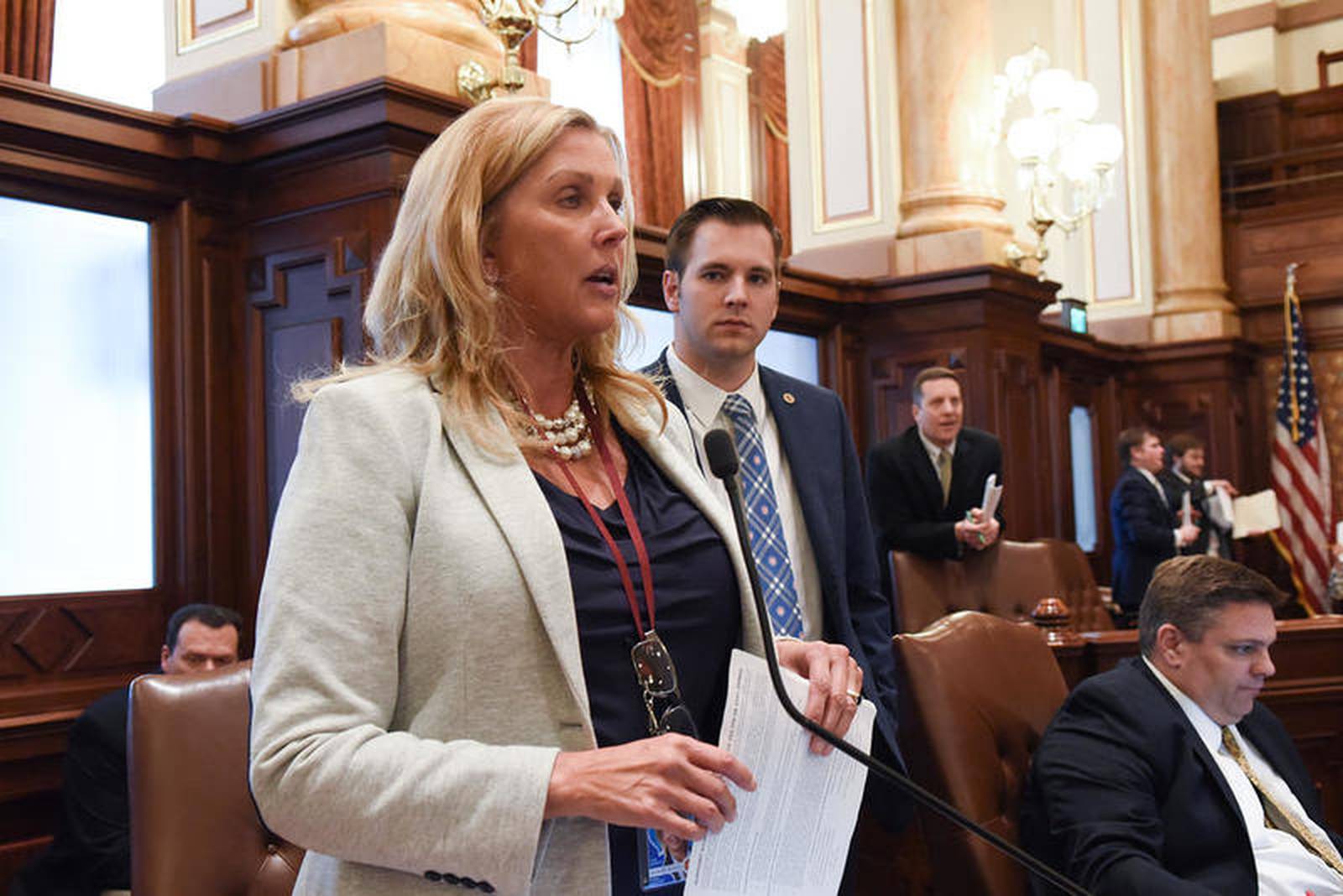 State Sen. Sue Rezin calls for governor to make plans to allow church ...