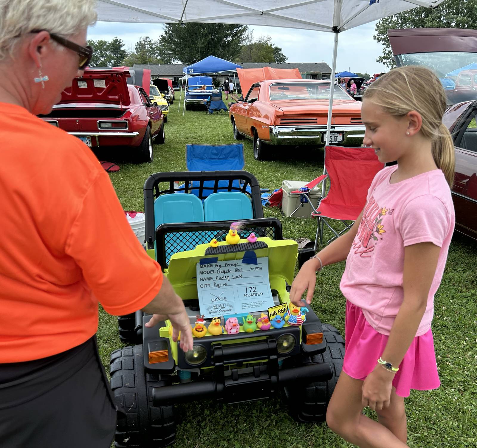 Day of 1st for two families and their rides at Hib Reber Memorial Car ...