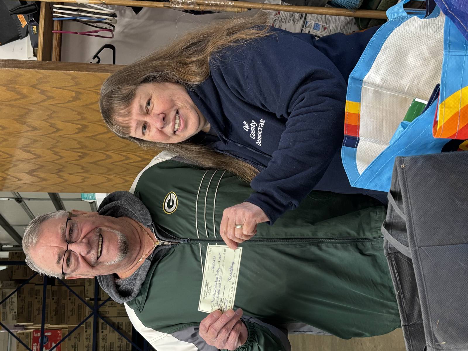 Ogle County Democrats donate to Rochelle Christian Food Pantry – Shaw Local