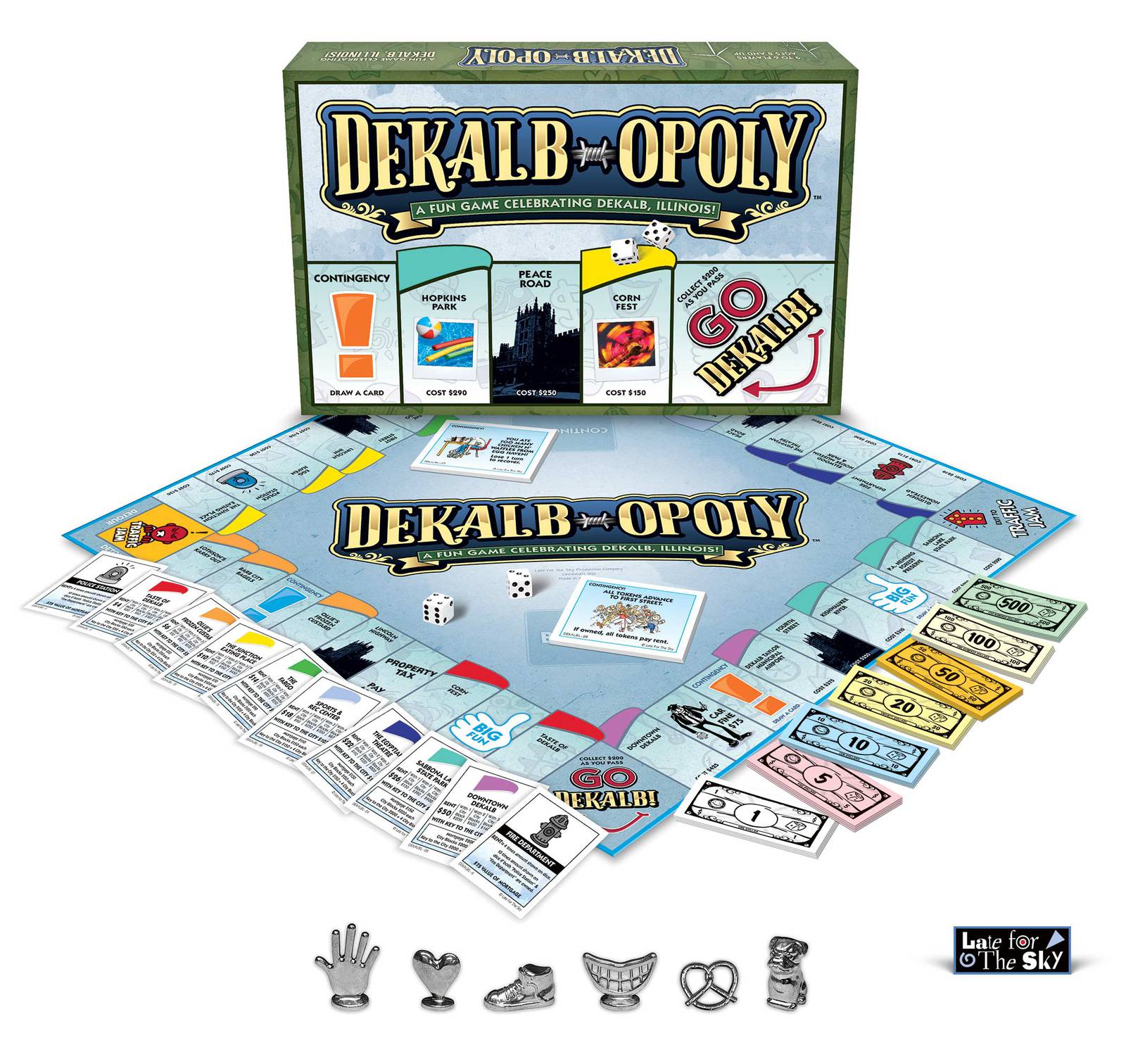 DeKalb-opoly board game features local festivals, landmarks and ...