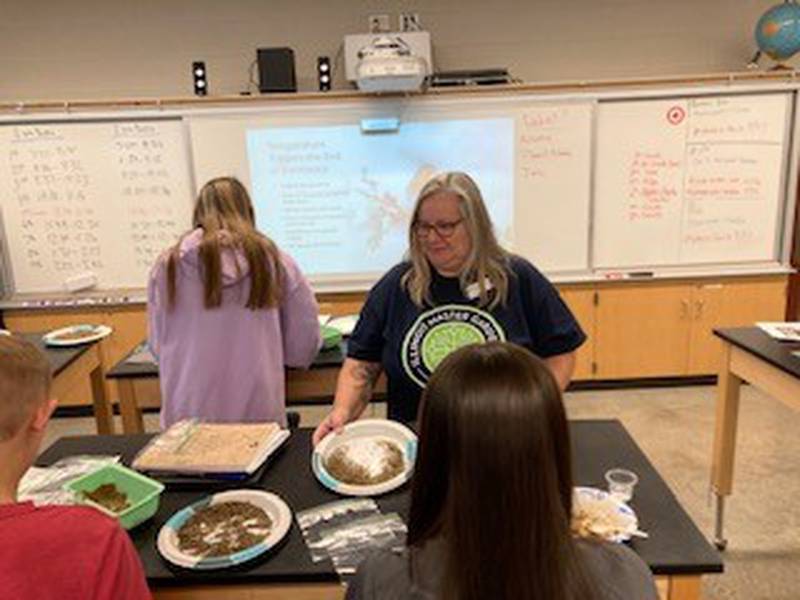 Hall High School students continue to learn from conservation garden ...