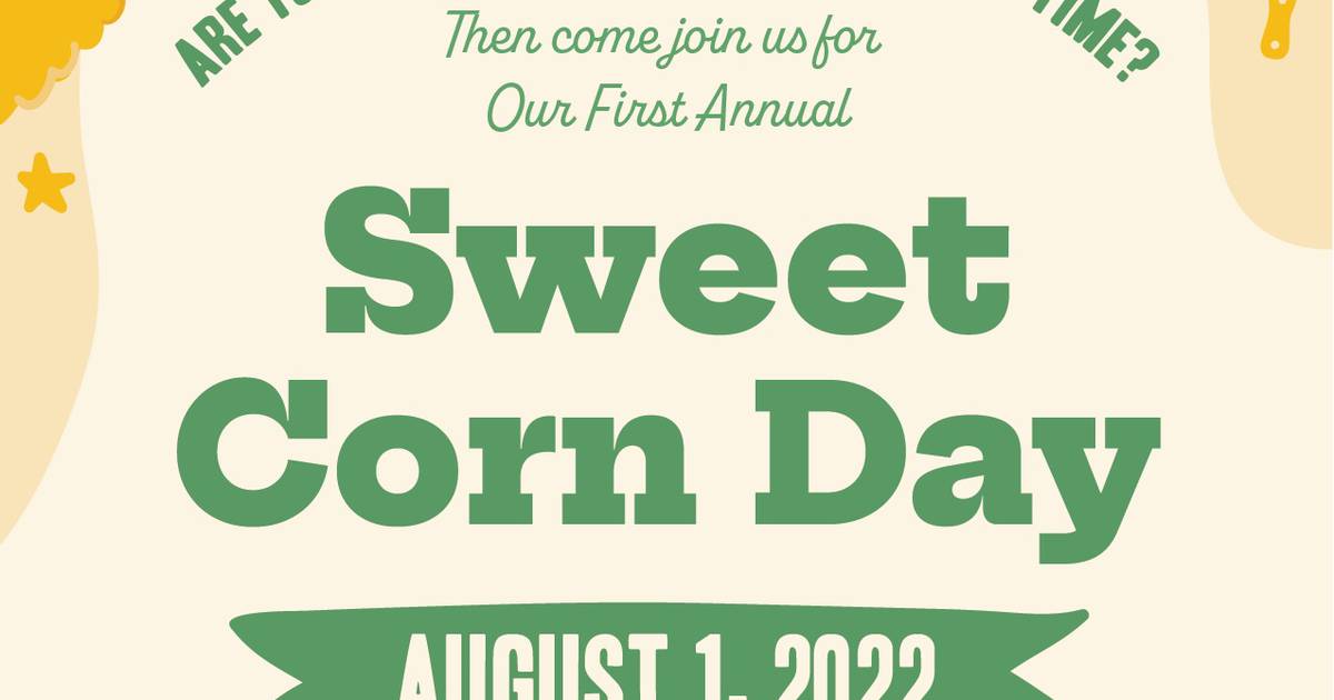 Mccombie Tohost First Annual Sweet Corn Day On Aug 1 In Savanna Shaw