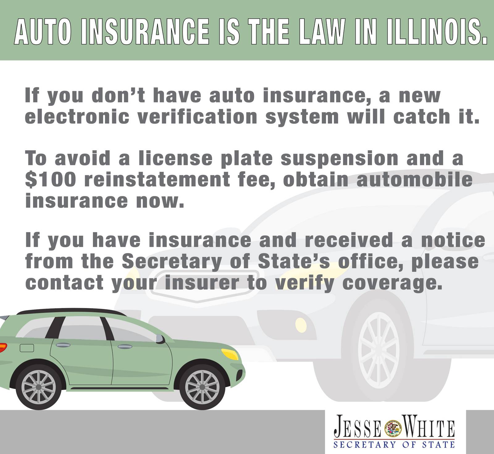 Secretary of State begins electronic auto insurance verification ...