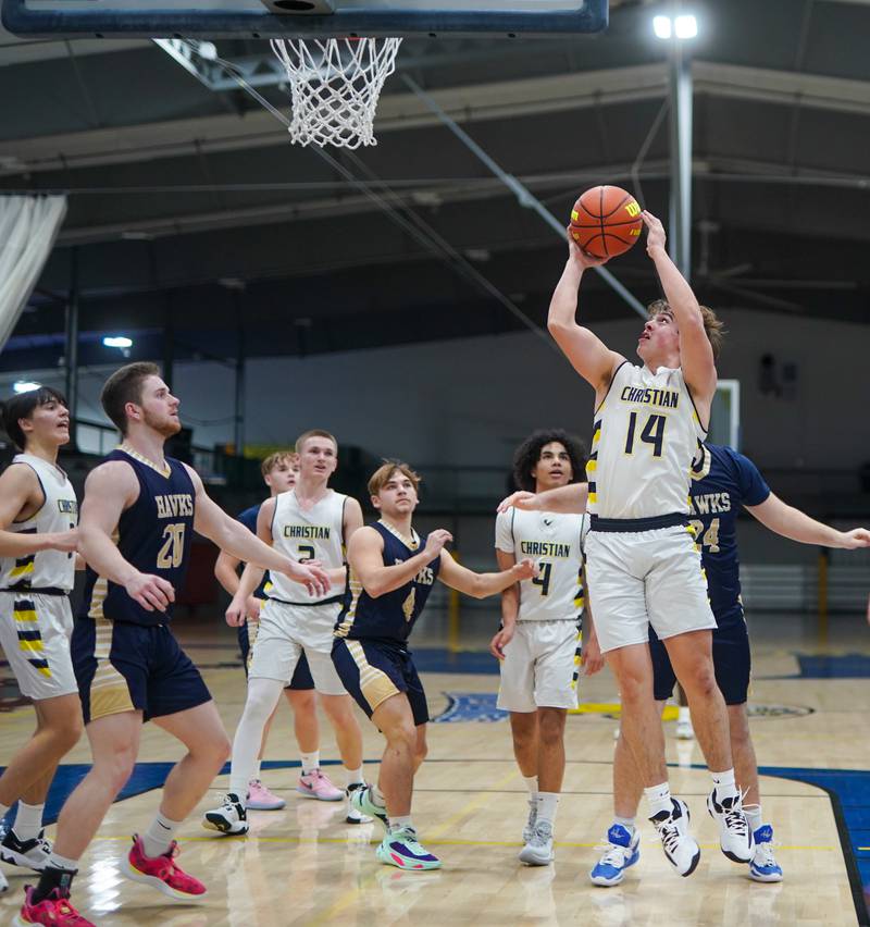 Photos: Yorkville Christian vs. Hiawatha boys basketball – Shaw Local