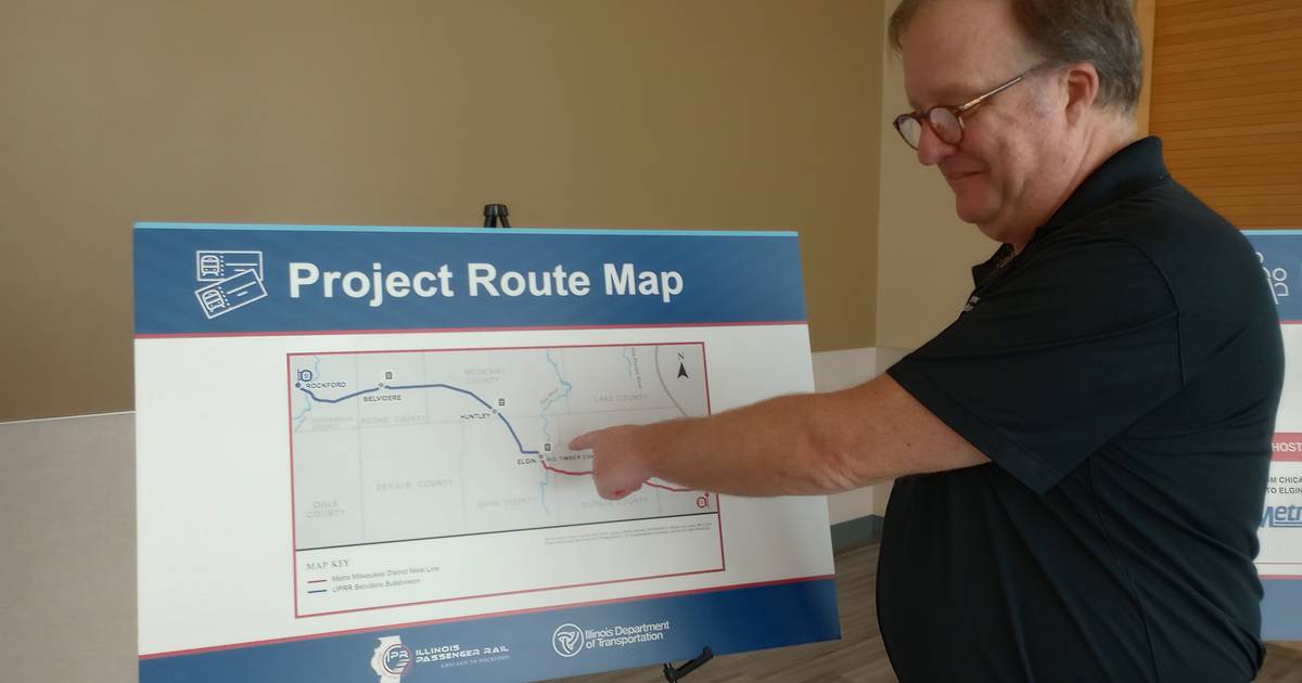 IDOT hosts information session on Chicago-Rockford rail service plan ...