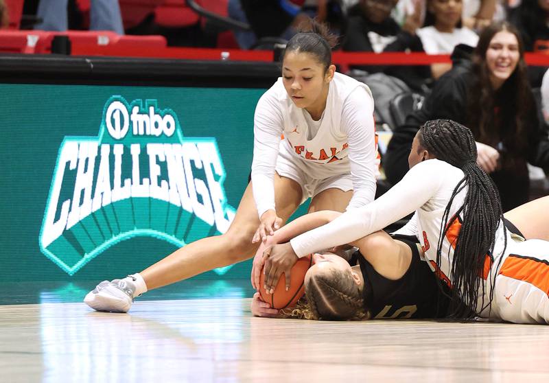 Photos: DeKalb, Sycamore girls basketball teams meet in game one of 2024 FNBO Challenge at NIU ...