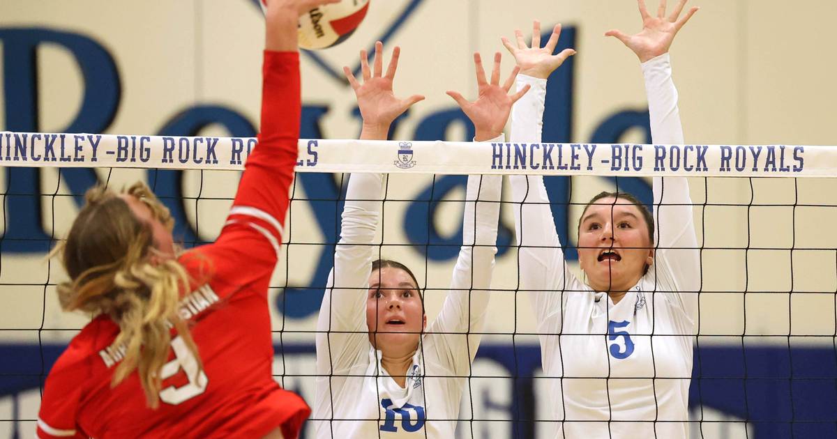 Photos: Hinckley-Big Rock volleyball hosts Aurora Christian – Shaw Local