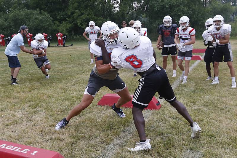 Photos: Marian Central summer football practice 2023 – Shaw Local