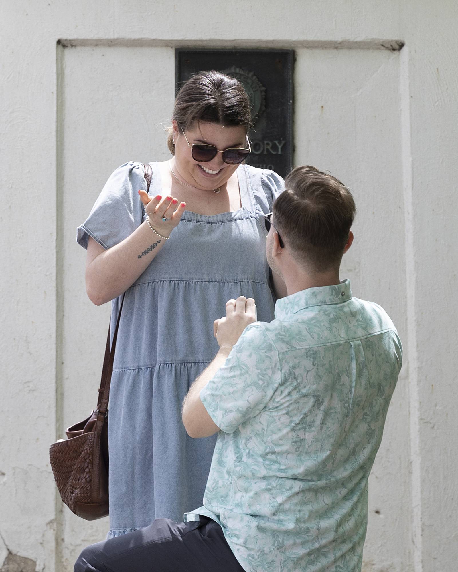 Photos: Dixon founder's descendent gets engaged under Dixon Arch – Shaw ...