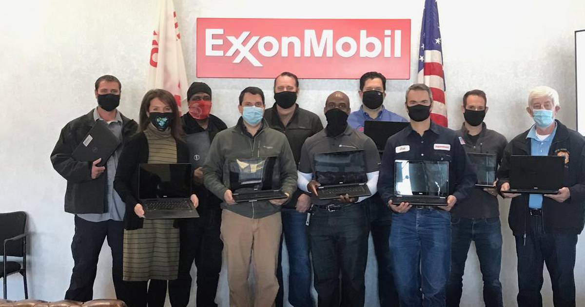 ExxonMobil Joliet Refinery donates 100 laptops to local charitable ...