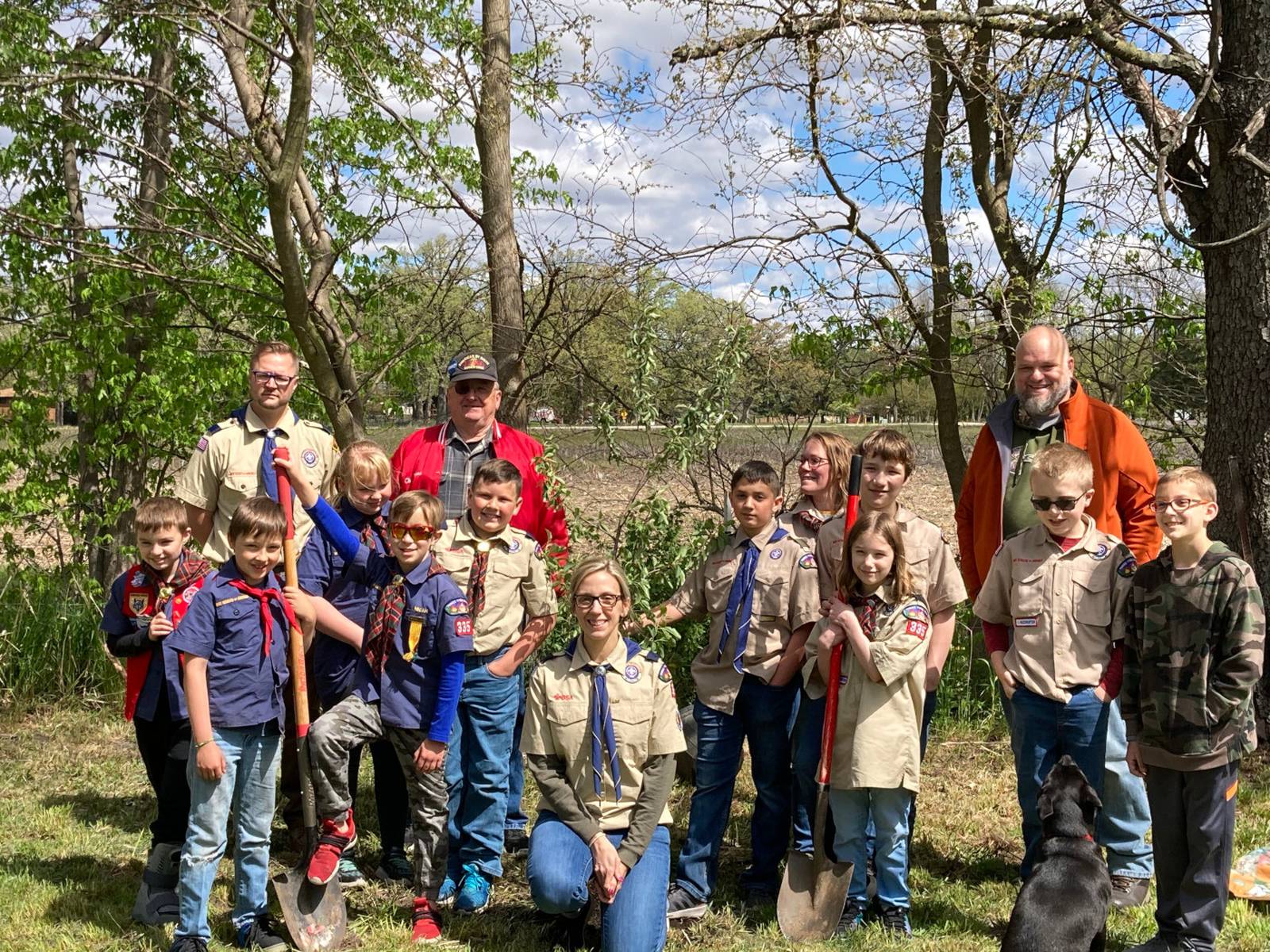 Somonauk Cub Scouts honor Scouting mentor with trees in Plano’s Cook ...