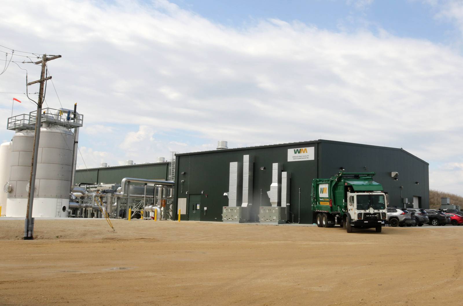 Photos: WM holds grand opening of renewable natural gas facility in ...