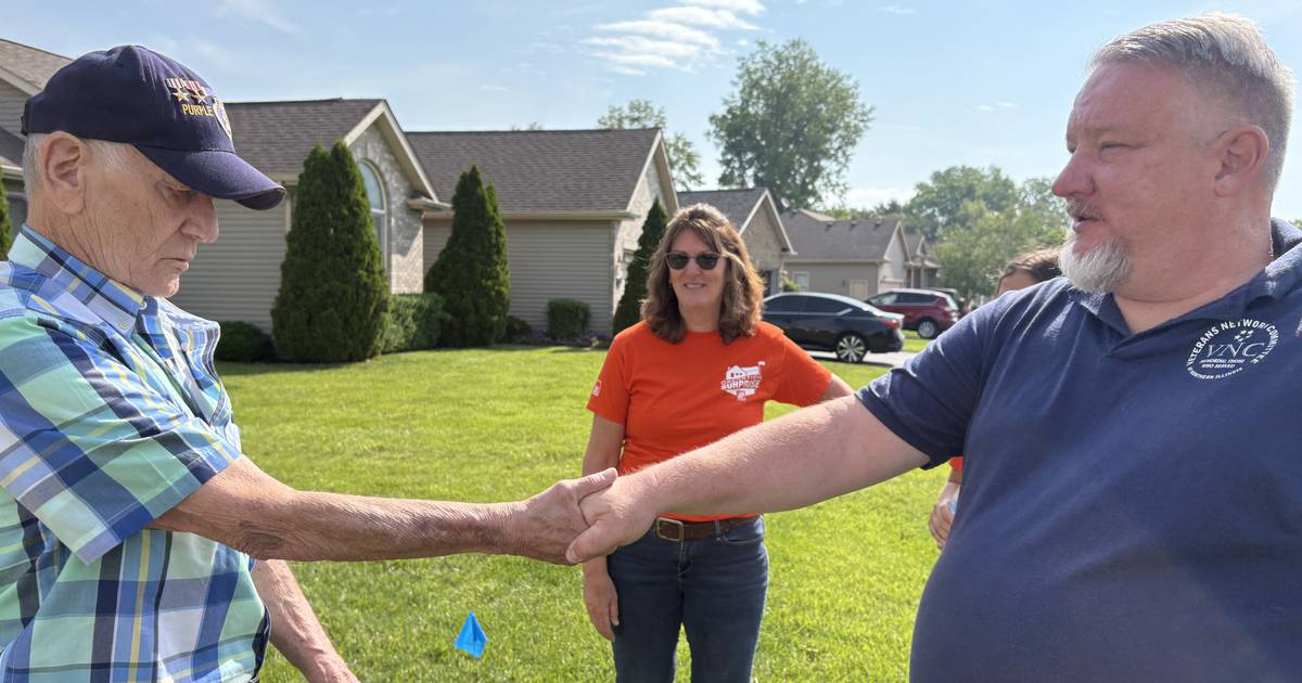 Photos: Vietnam veteran from Woodstock gets donated ramp – Shaw Local