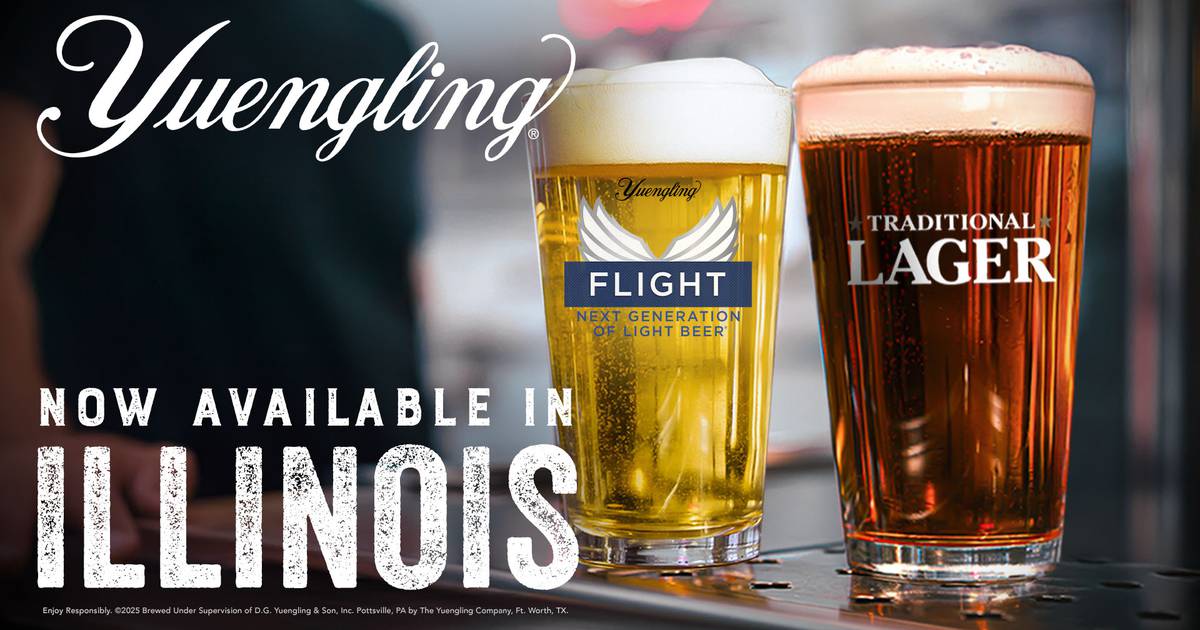 Yuengling beer now available on draft at Illinois bars, restaurants ...