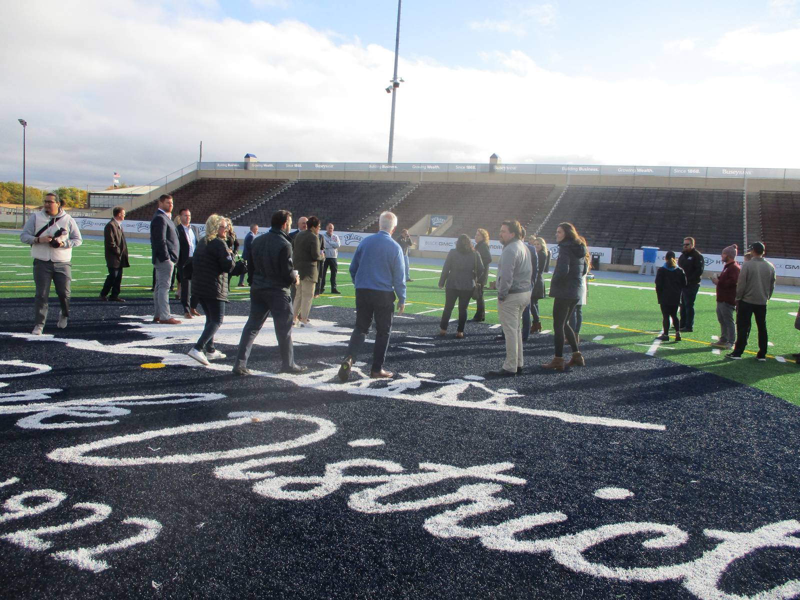 Joliet Park District celebrates new naming rights agreement at Memorial ...