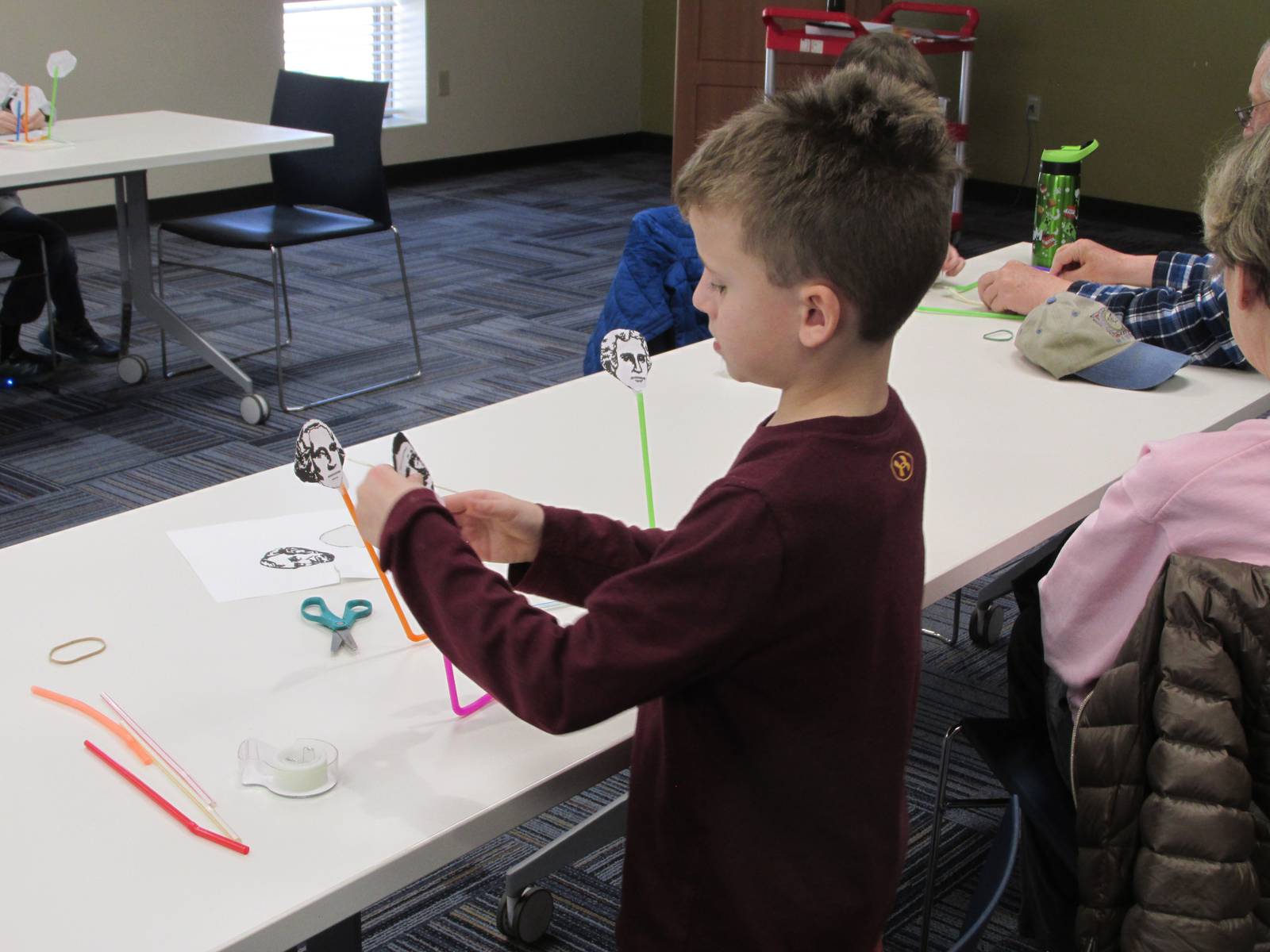Photos: Families make Mt. Rushmore craft at Reddick Library in Ottawa ...
