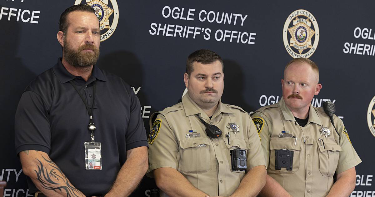 Three Ogle County deputies injured in line of duty honored for their ...