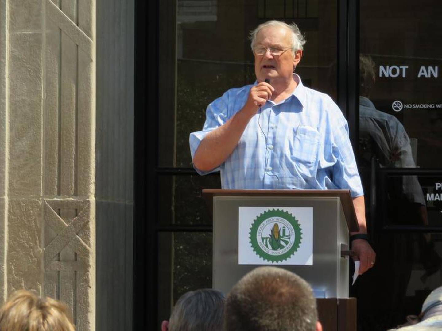 Jacob Haish's legacy commemorated with plaque at DeKalb Public Library ...