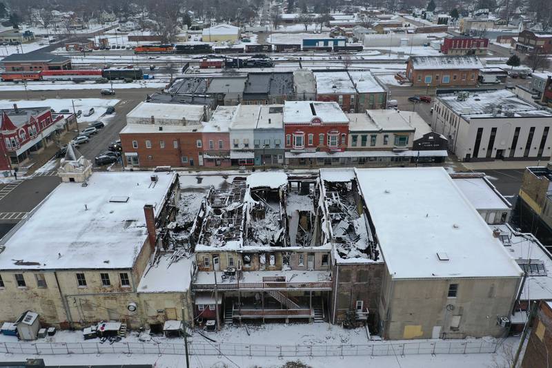 Photos: Aftermath of the Mendota downtown fire one week later – Shaw Local