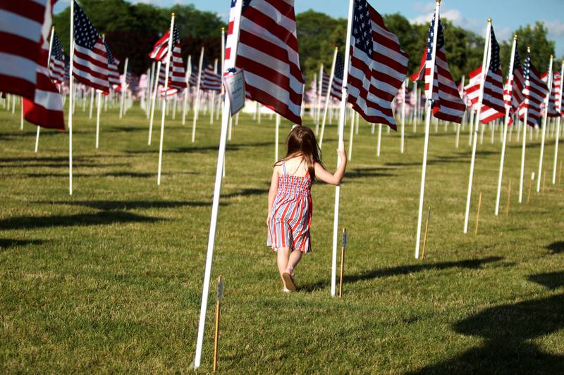 Photos: Field of Honor features 2,000 American Flags in Wheaton – Shaw ...