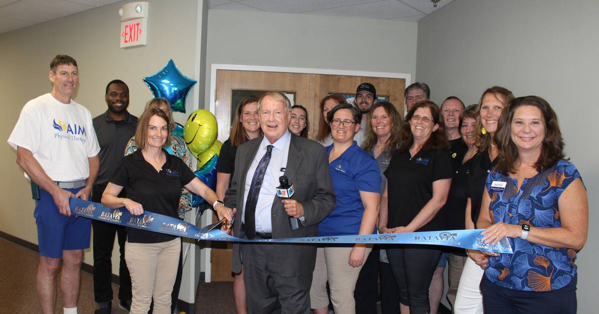 AIM Physical Therapy celebrates new Batavia location with ribbon ...