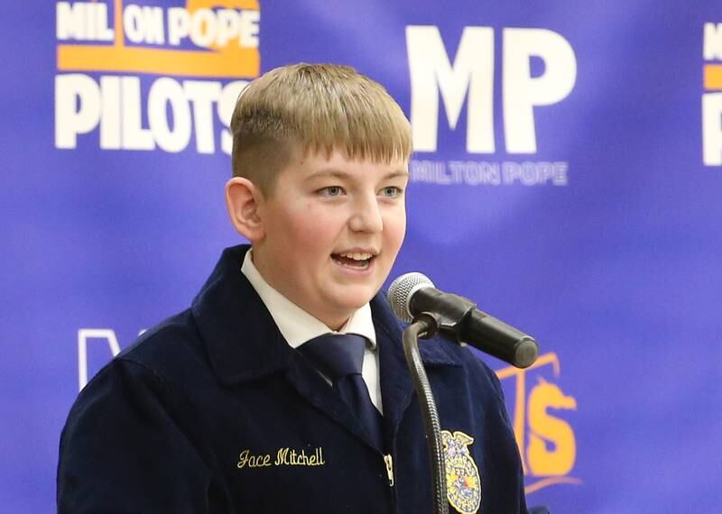 Photos: Milton Pope School celebrates its FFA charter signing – Shaw Local