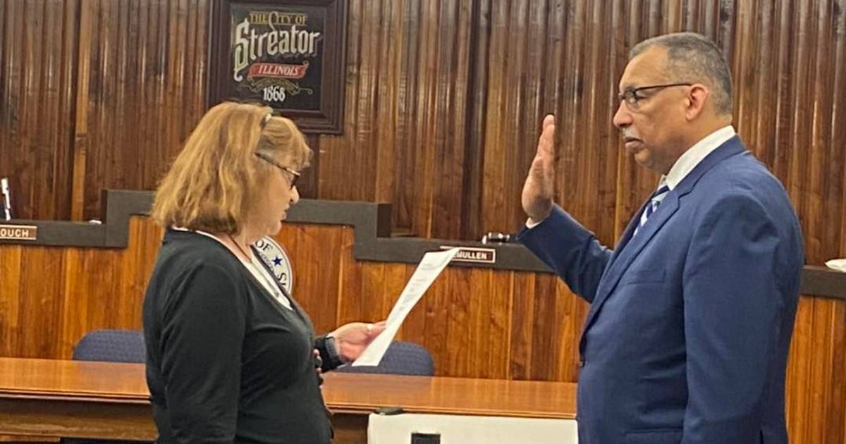 Streator swears in new police chief John Franklin – Shaw Local