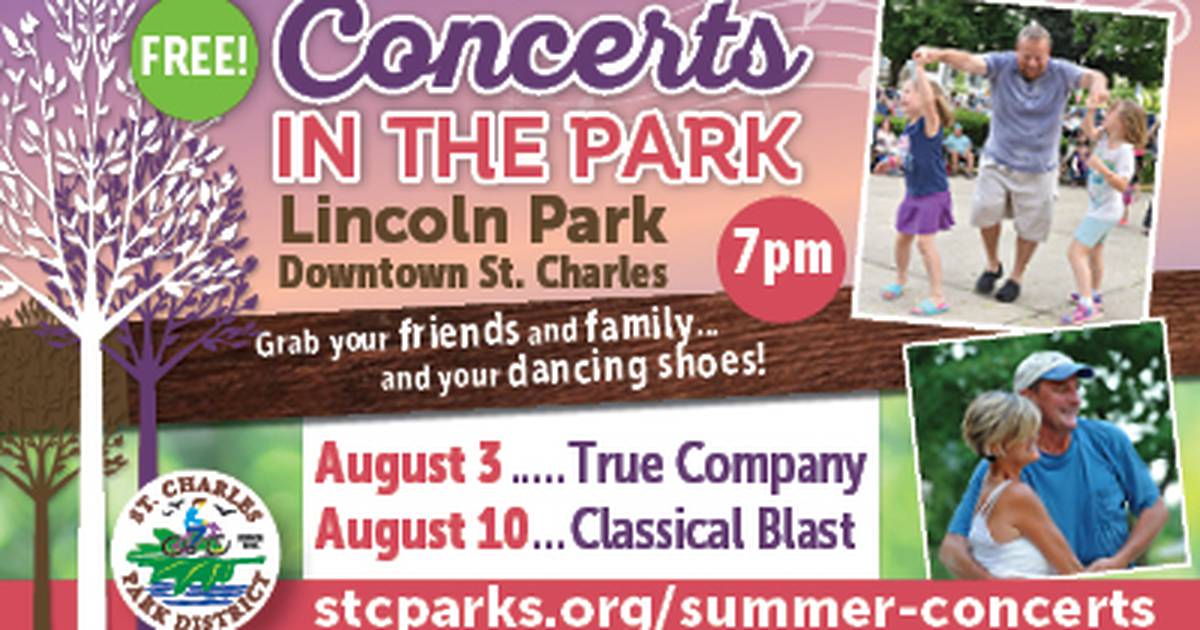 St. Charles Concerts in the Park August 3rd: True Company – Shaw Local