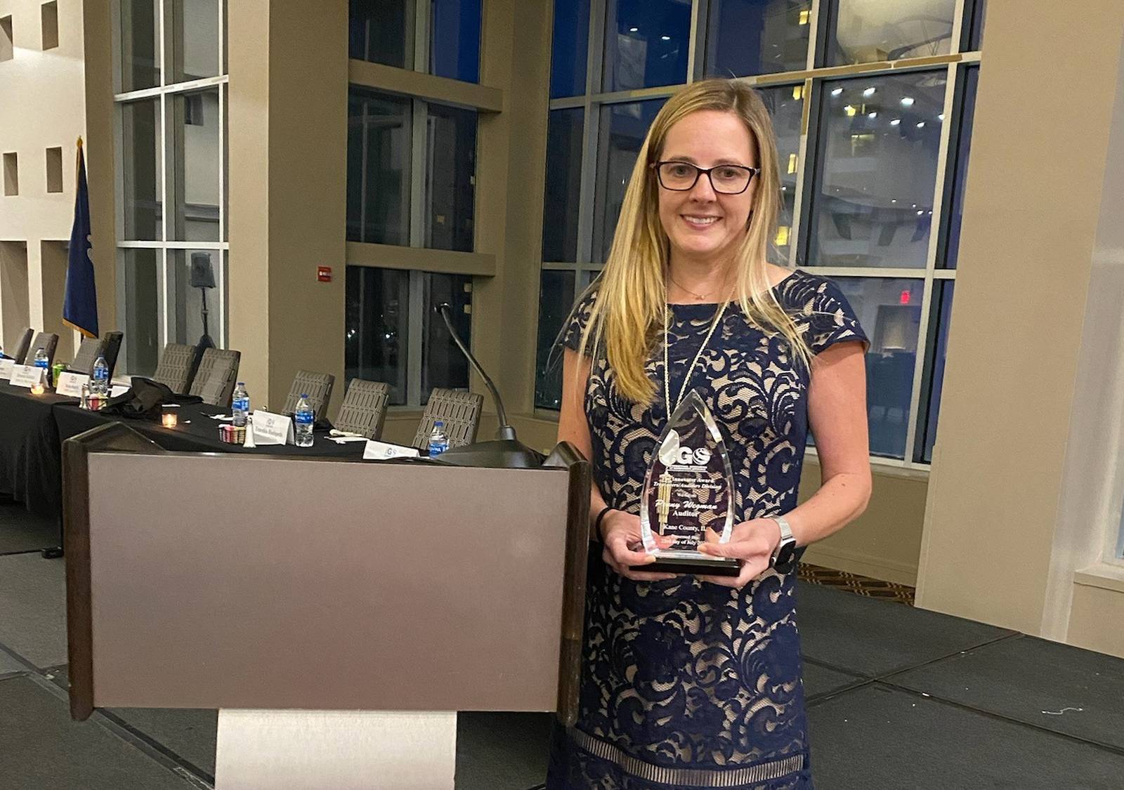 Kane County Auditor Penny Wegman receives international award – Shaw Local