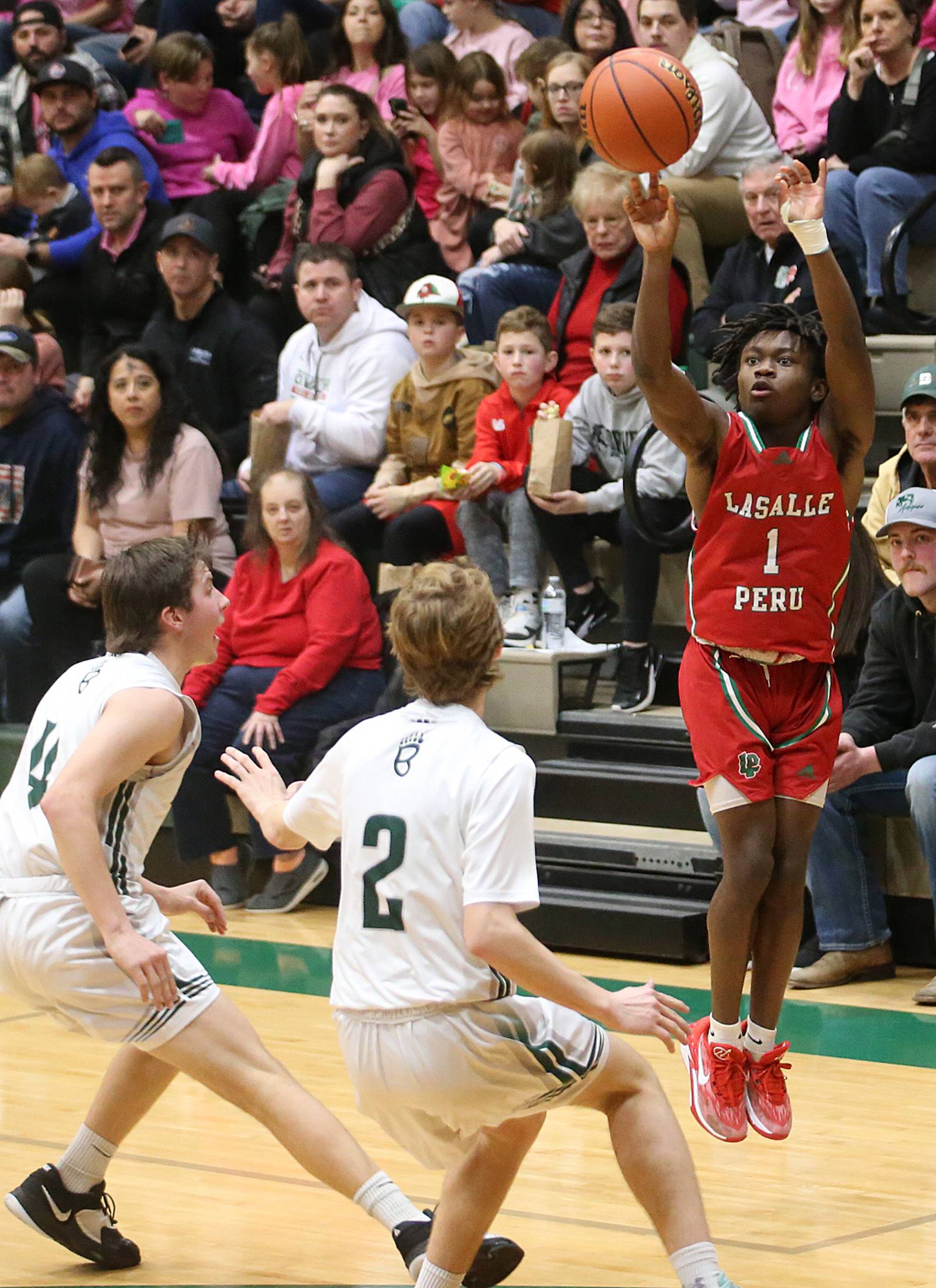 Boys basketball: La Salle-Peru cruises past rival St. Bede in front of packed house in Peru ...