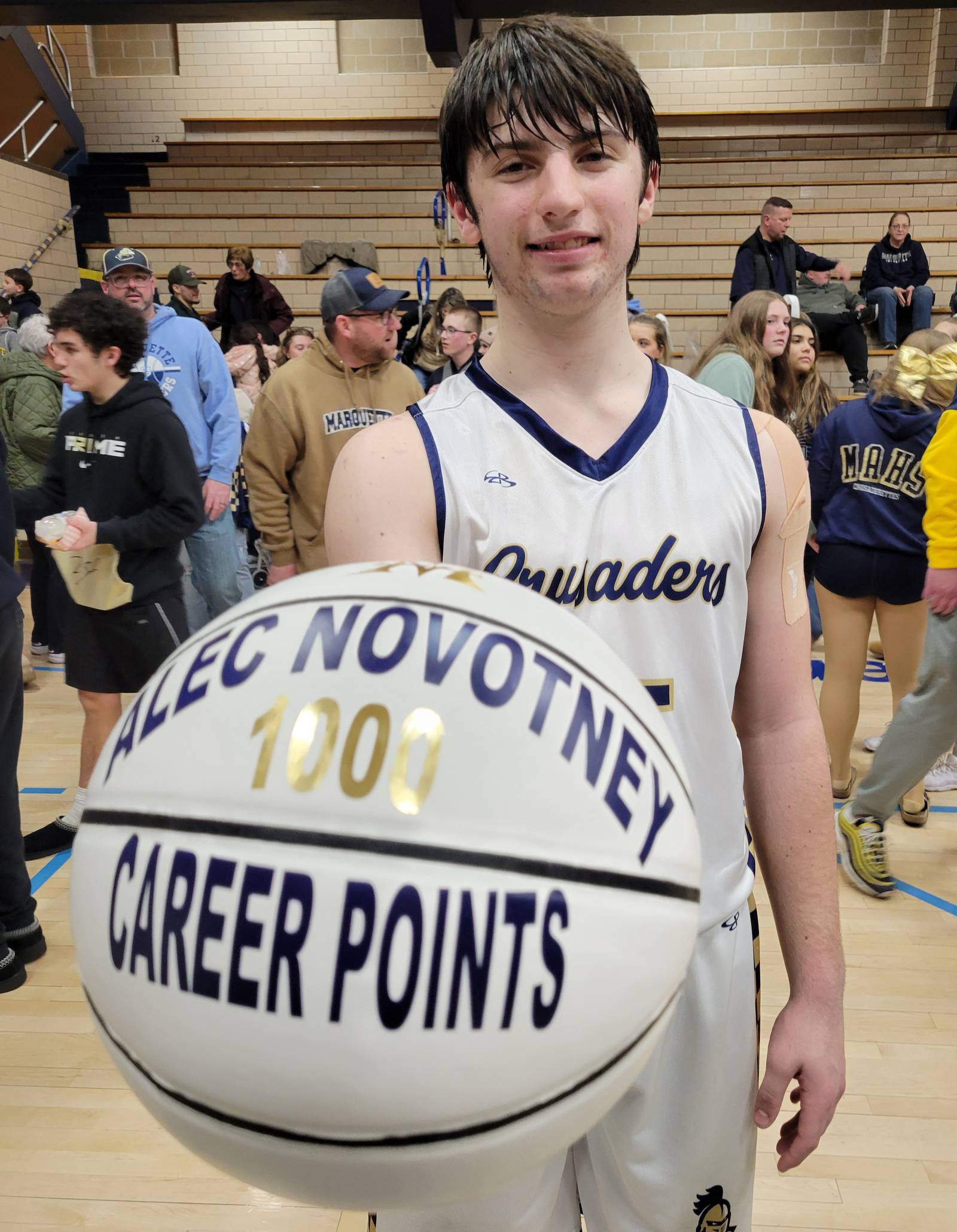 Alec Novotney’s milestone, third quarter lift Marquette past Henry-Senachwine – Shaw Local