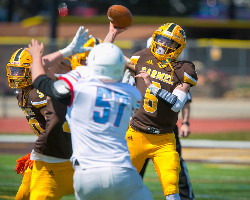 Photos: Marian Central vs. Carmel football – Shaw Local