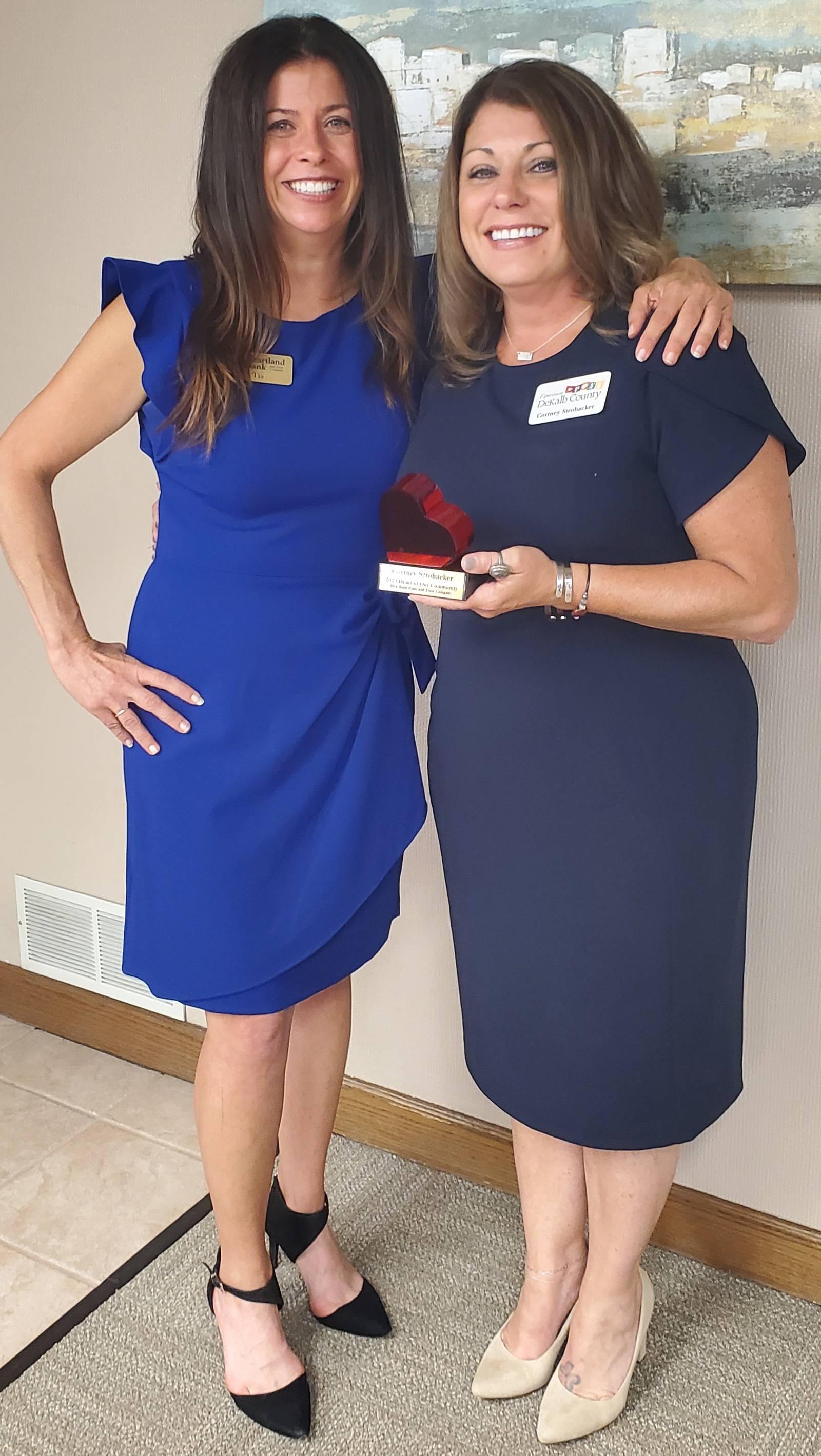 Cortney Strohacker receives Heart of Community award for supporting ...