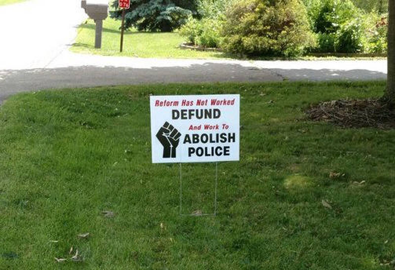 Kane deputy recovers stolen 'Defund Police' sign – Shaw Local