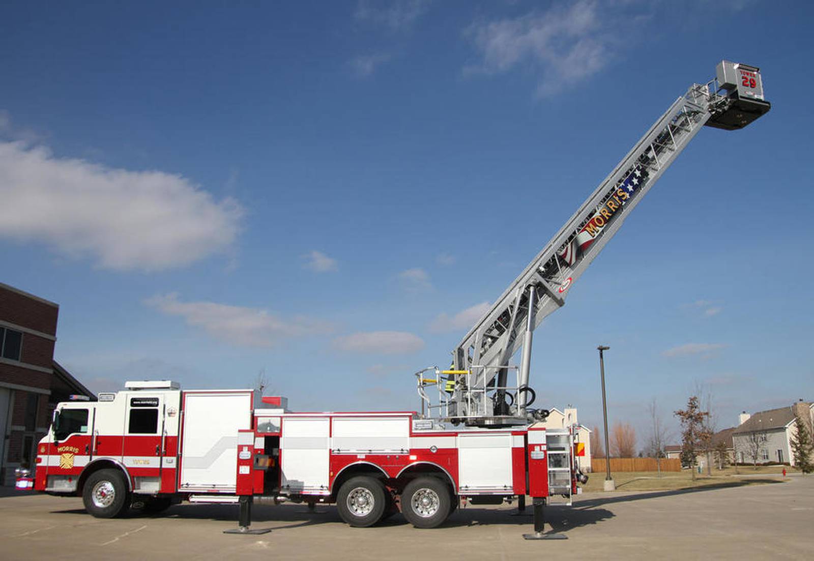 Morris Fire Protection and Ambulance District puts new tower ladder ...