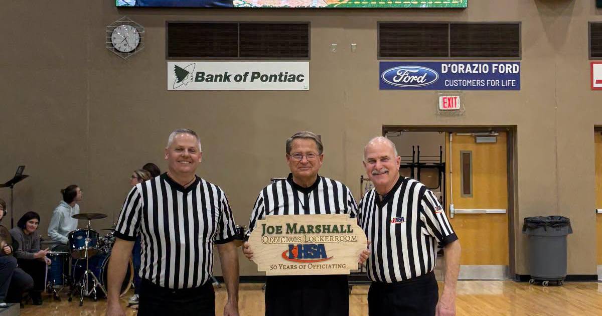 Coal City honors Joe Marshall’s 50 years (and counting) of officiating ...