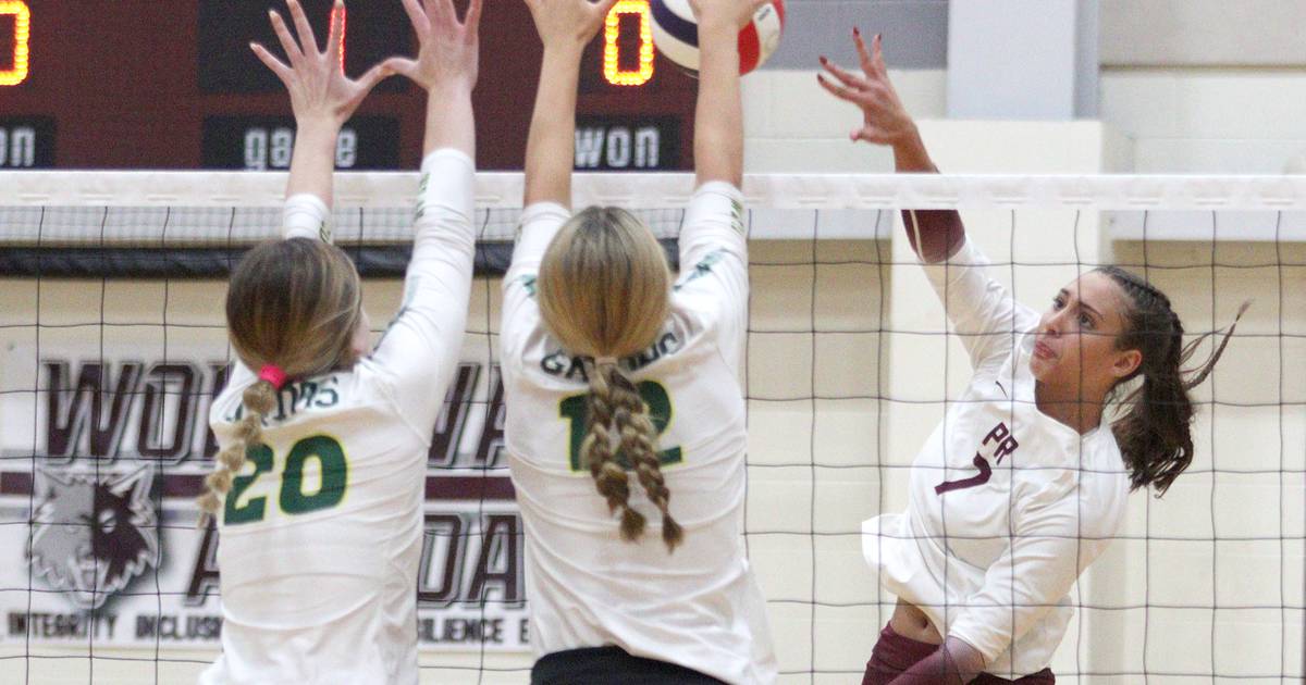 Volleyball: Maizy Agnello’s big night lifts Prairie Ridge past Crystal ...