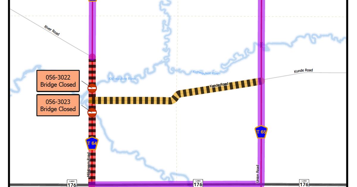 Millstream Road to close for bridge construction starting Monday near ...