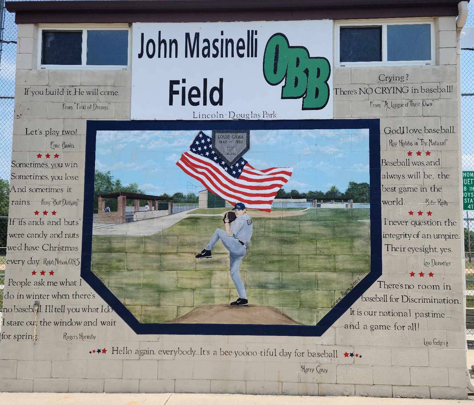 Baseball mural at Masinelli Field gets a fresh brush-up – Shaw Local