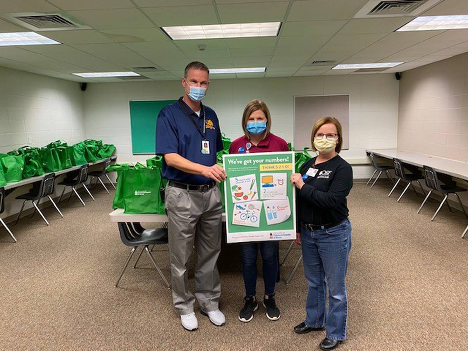 OSF donates 5-2-1-0 kits to Grand Ridge, Ransom and Streator schools ...