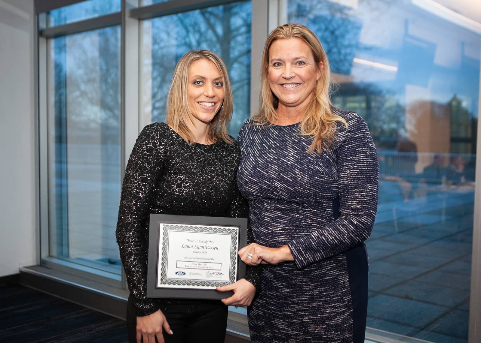 Laura Vaessen of Al Cioni Ford participates in dealer executive ...