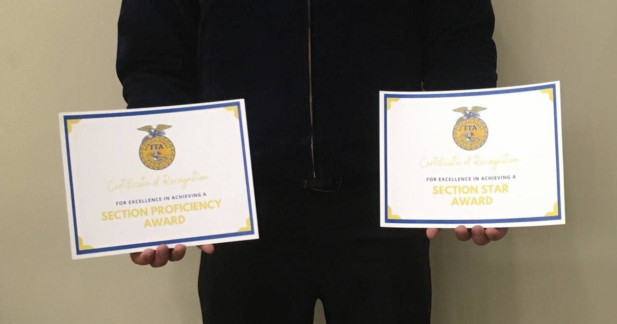 Pearl City’s Ben Bremmer receives FFA awards – Shaw Local