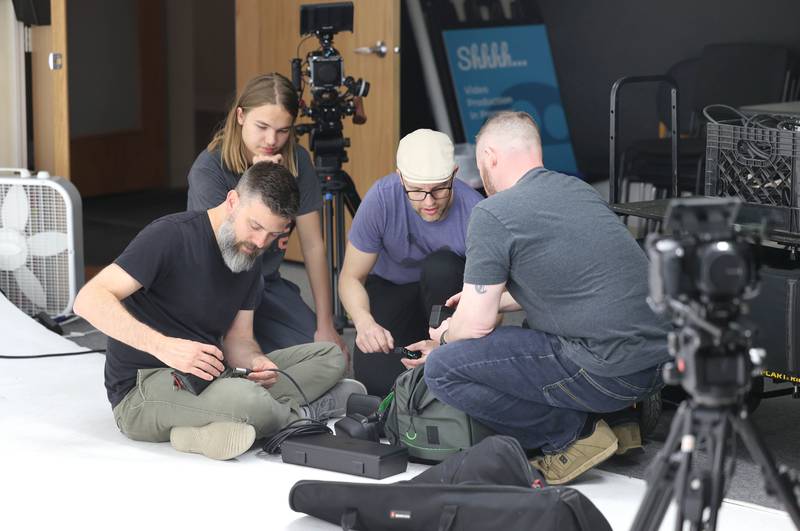 Photos: Local community filmmaking group works on project in DeKalb ...