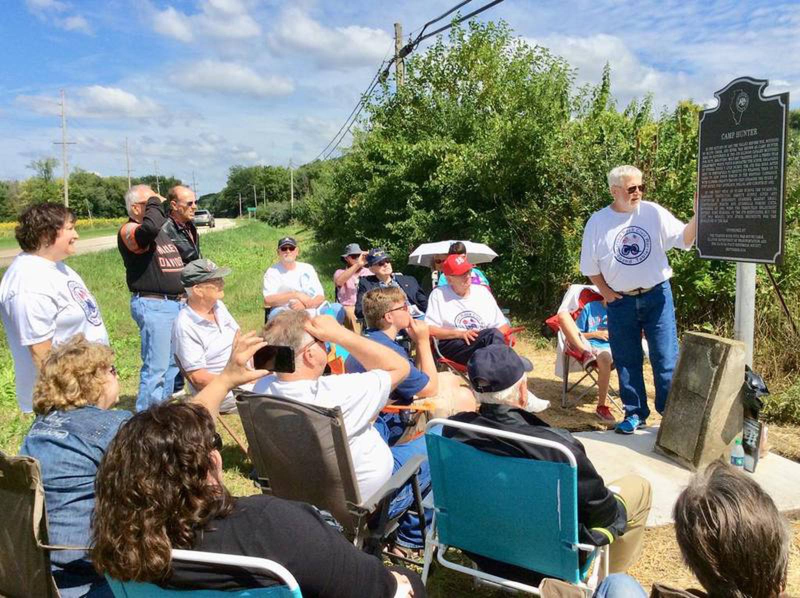 Civil War camp marker dedicated – Shaw Local
