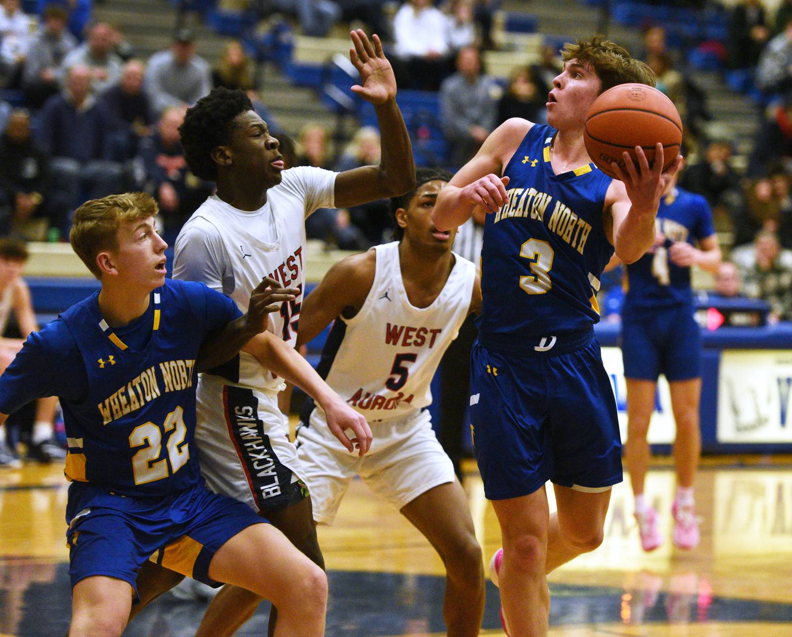 Boys basketball: Wheaton North rails past West Aurora at Geneva’s MLK Day of Hoops – Shaw Local