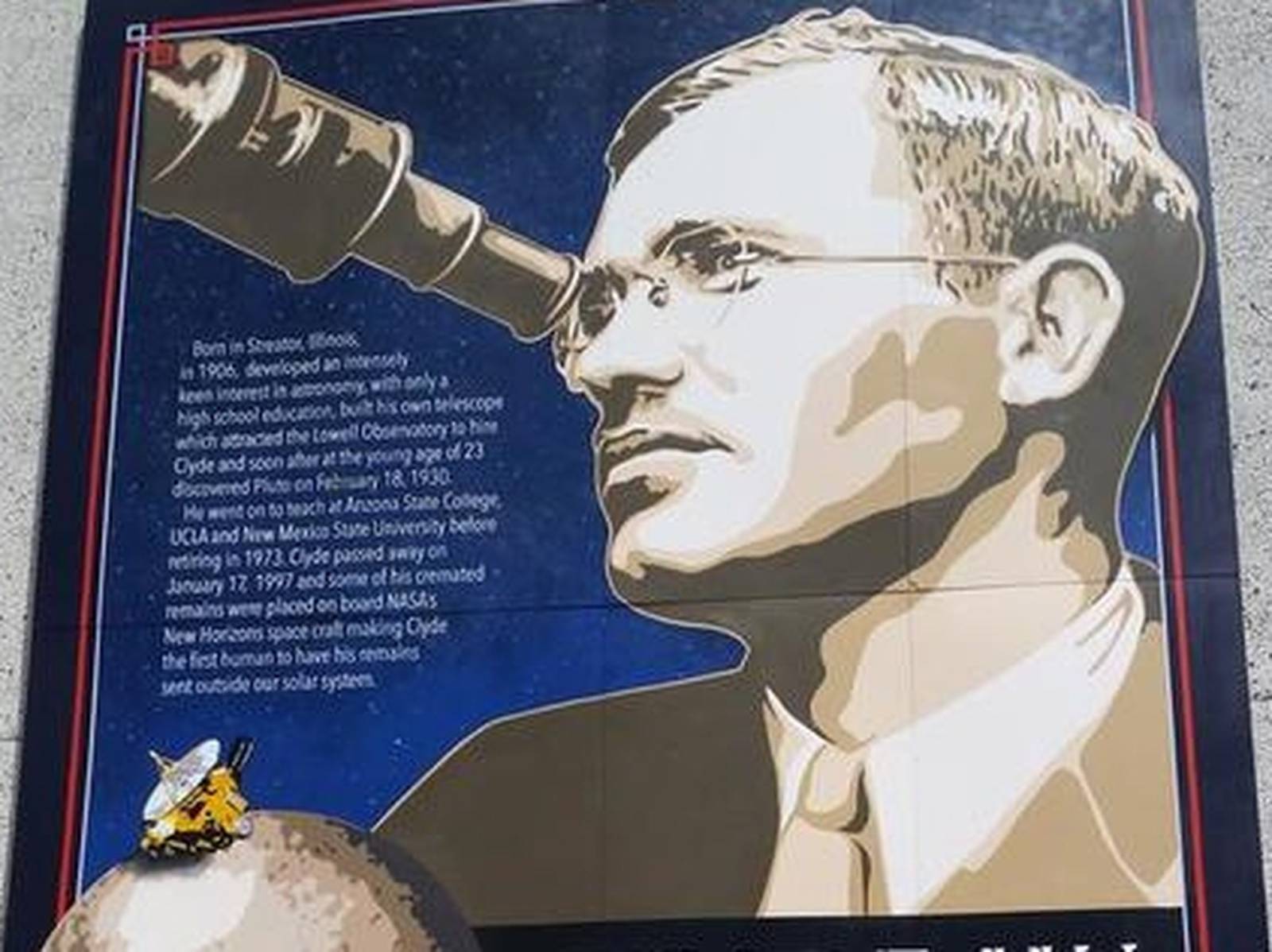 Streator’s Clyde Tombaugh mural to be brought to life with augmented ...